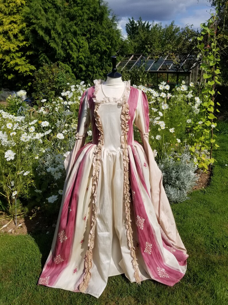 1700's Style Pannier Dress UK Size 12 - Etsy