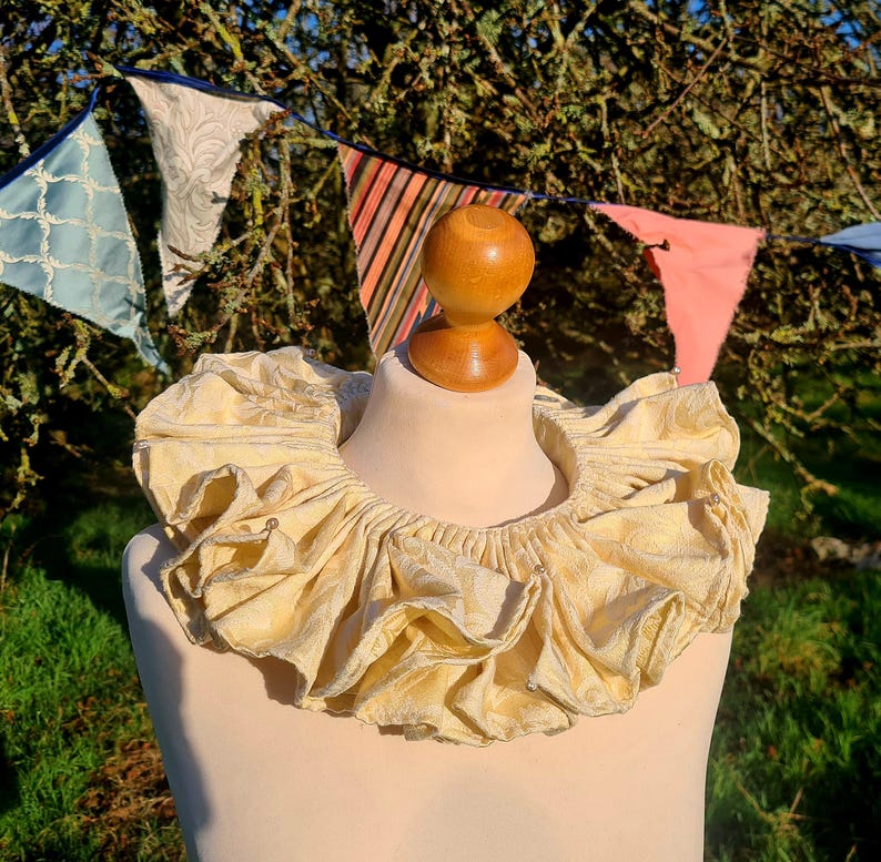 Elizabethan Clown Circus Neck Ruff Collar - Etsy