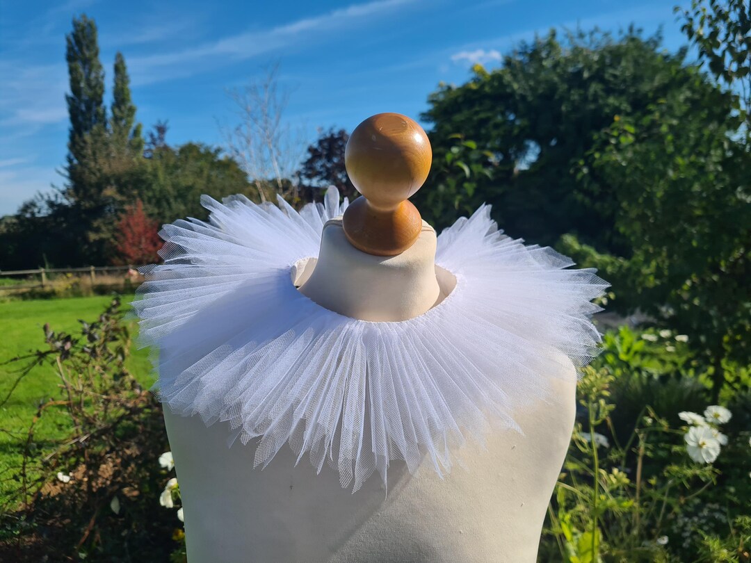 Elizabethan Clown Circus Neck Ruff Collar - Etsy