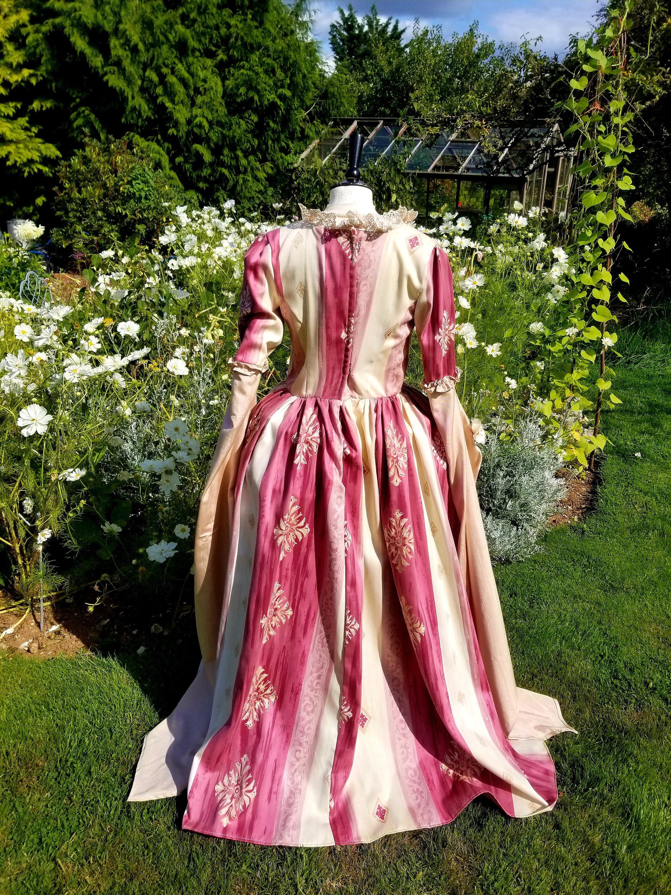1700's Style Pannier Dress UK Size 12 - Etsy