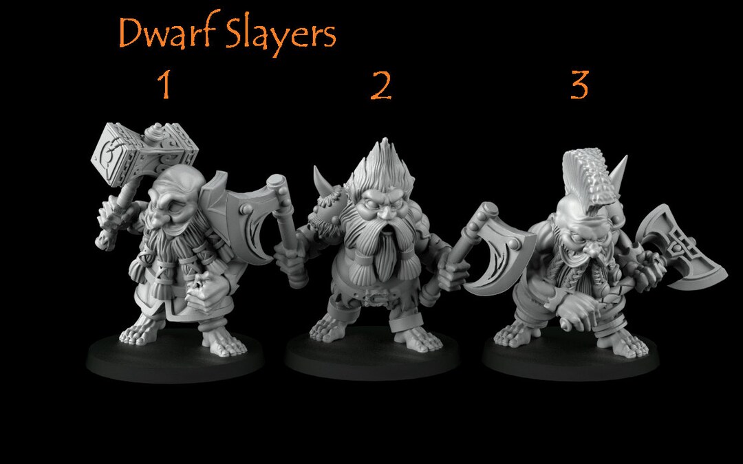 Dwarf Slayers for tabletop games by Cross Lances - Etsy Österreich