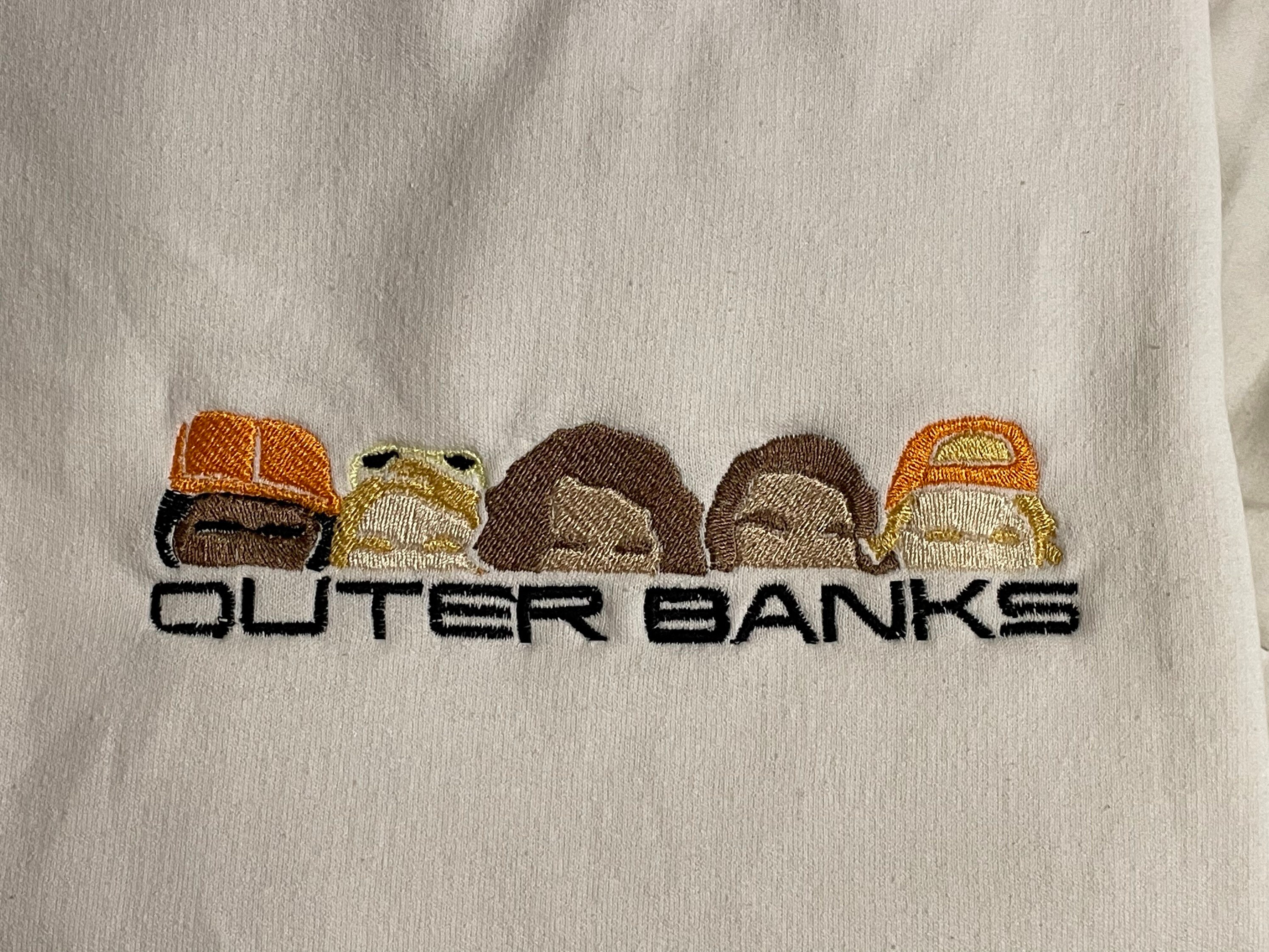 Outer Banks Embroidered Crewneck Sweater - Etsy