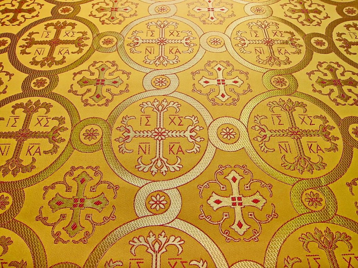 Church fabric. Nonmetallic brocade. Any colors. Vestment | Etsy