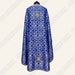 Blue Lightweight Orthodox Greek Priest Vestment. Nonmetallic Brocade ...