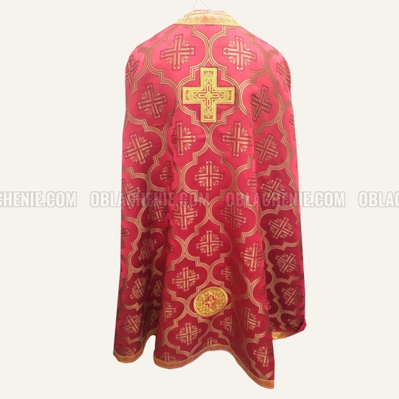 Red Orthodox Priest Vestment. Nonmetallic Brocade. Priest | Etsy