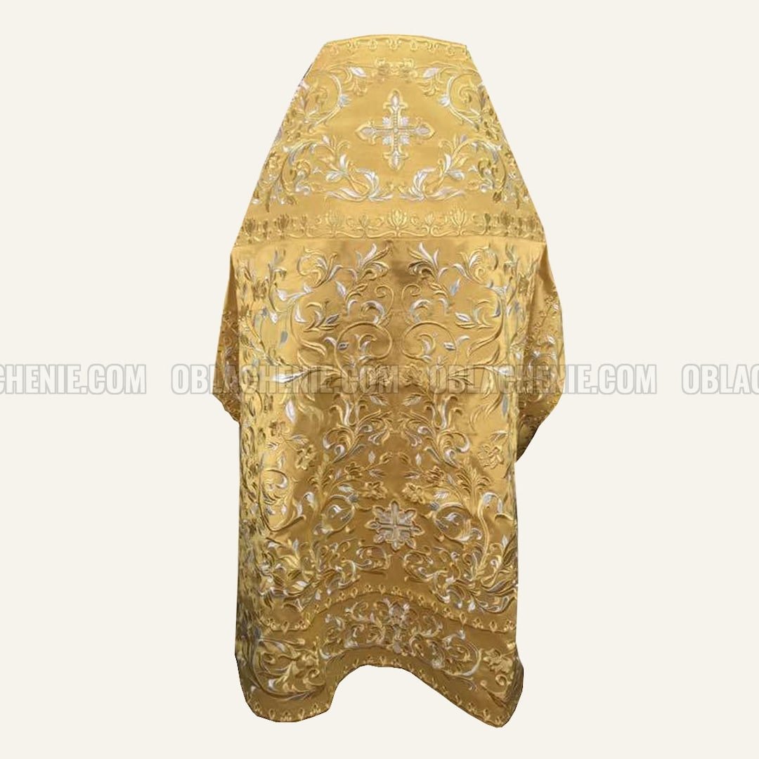 Gold Orthodox Priest Vestments. Machine Embroidery. Clergy Vestments ...