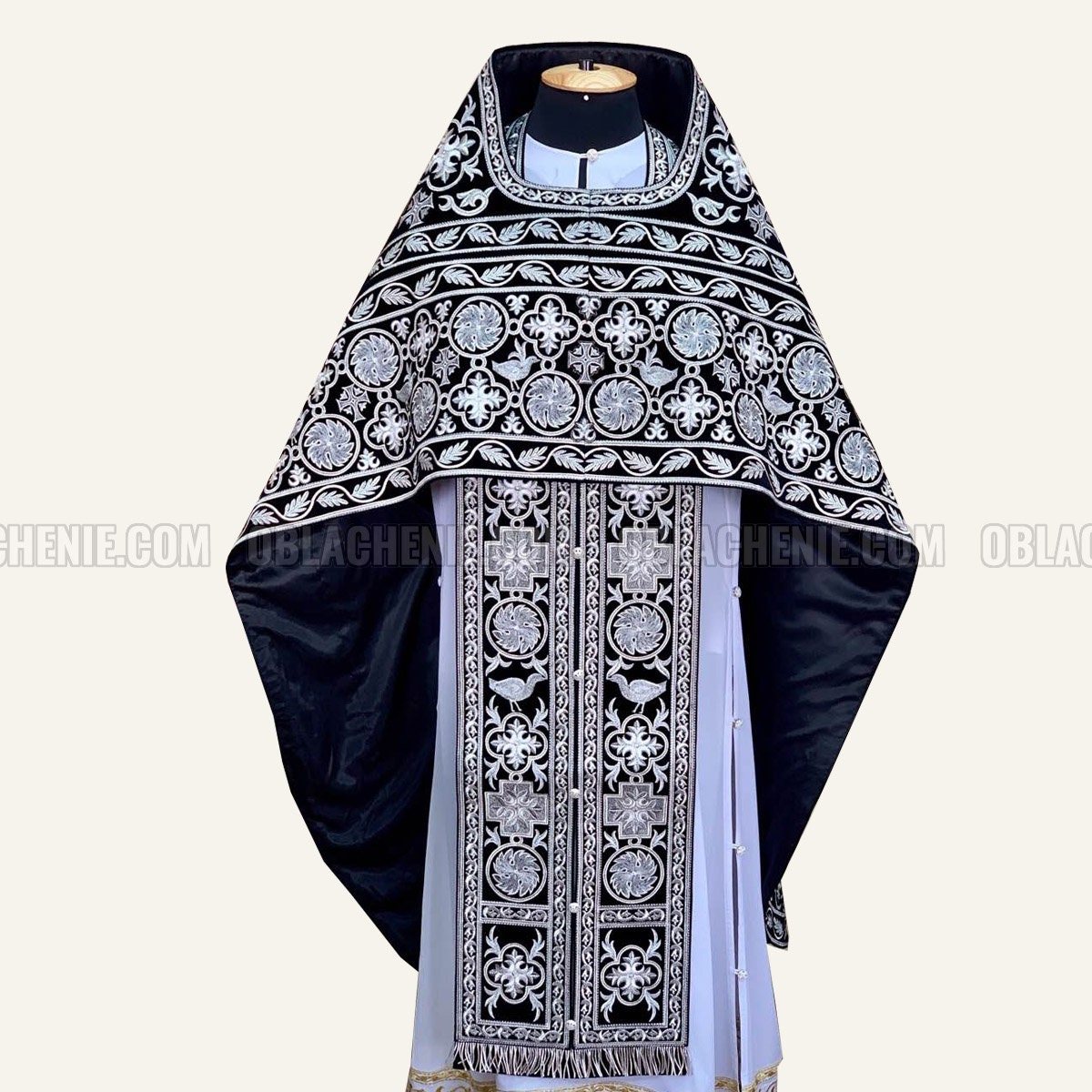 Black Velvet Orthodox Priest Vestments. Ecclesiastical - Etsy