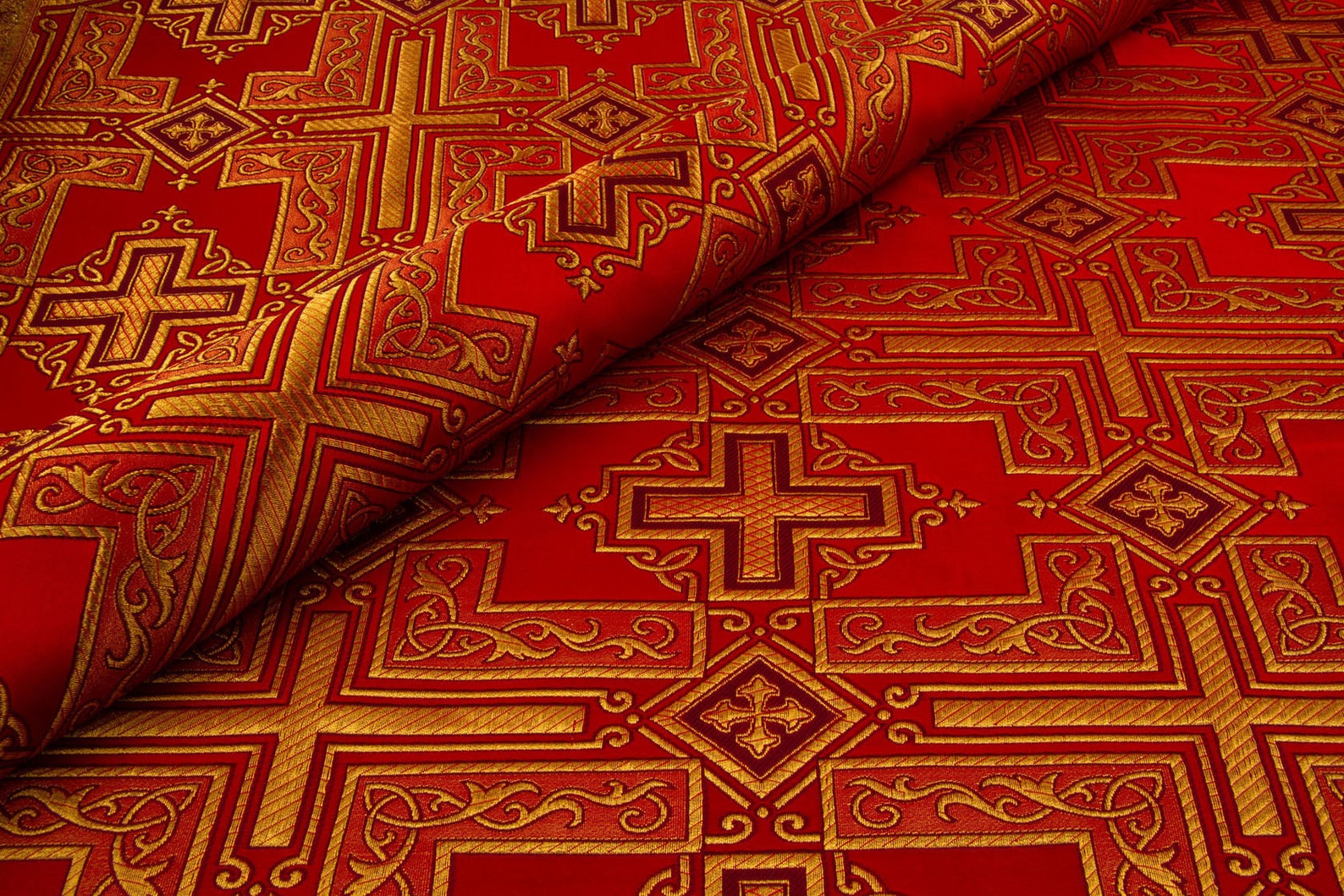 Church Fabric. Nonmetallic and Metallic Brocade. Minimum Order 3 Meters ...