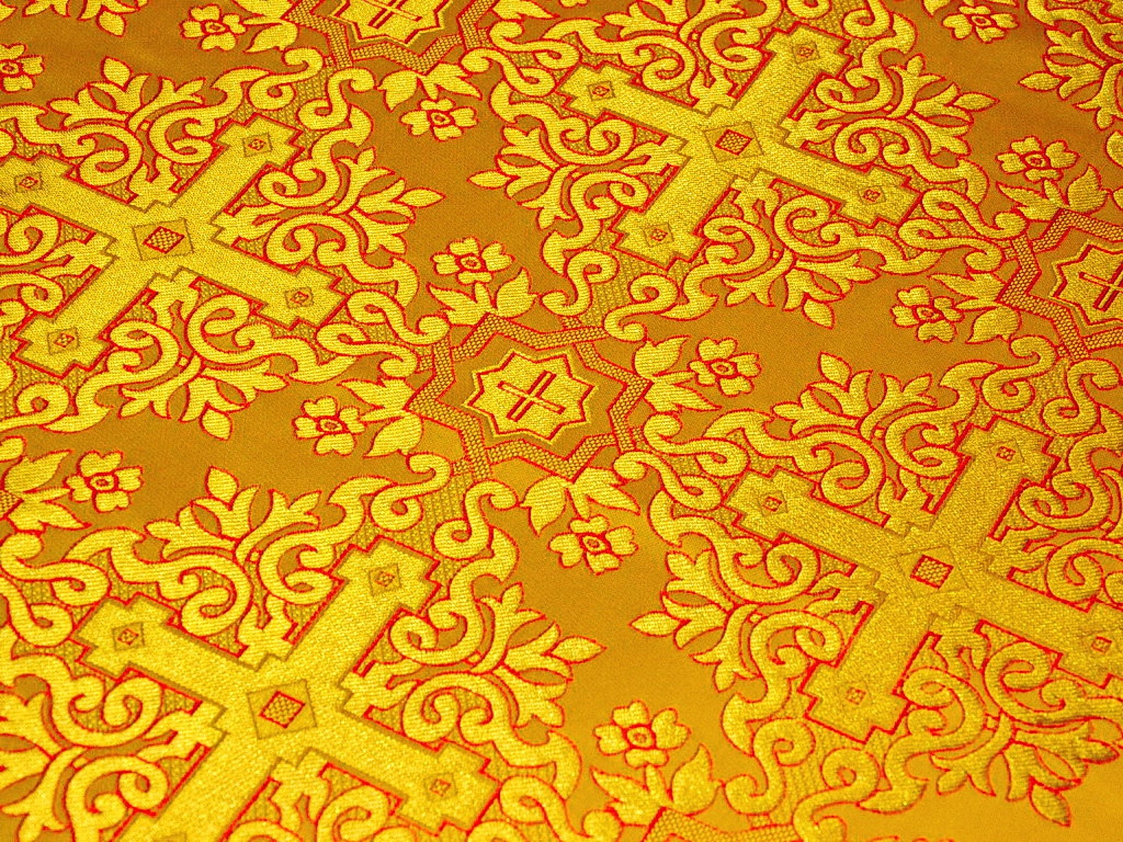 Liturgical Fabric for Clergy Vestments. Church Nonmetallic Brocade ...