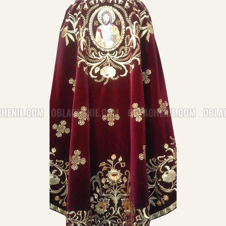 Greek Style Orthodox Priest Vestments. Machine Embroidery. - Etsy