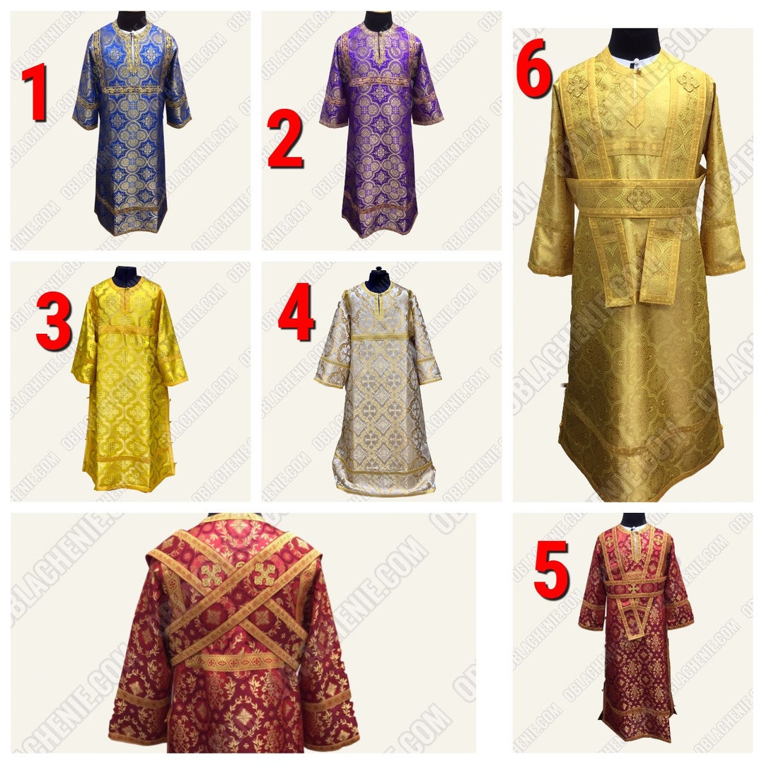 Altar Server Robe. Altar Boy Dalmatic Vestment. Reader Vestment ...