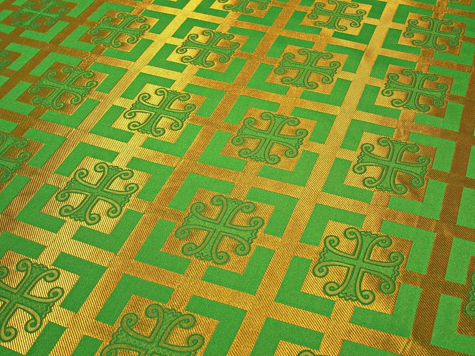 Liturgical Fabric for Clergy Vestments. Church Nonmetallic - Etsy