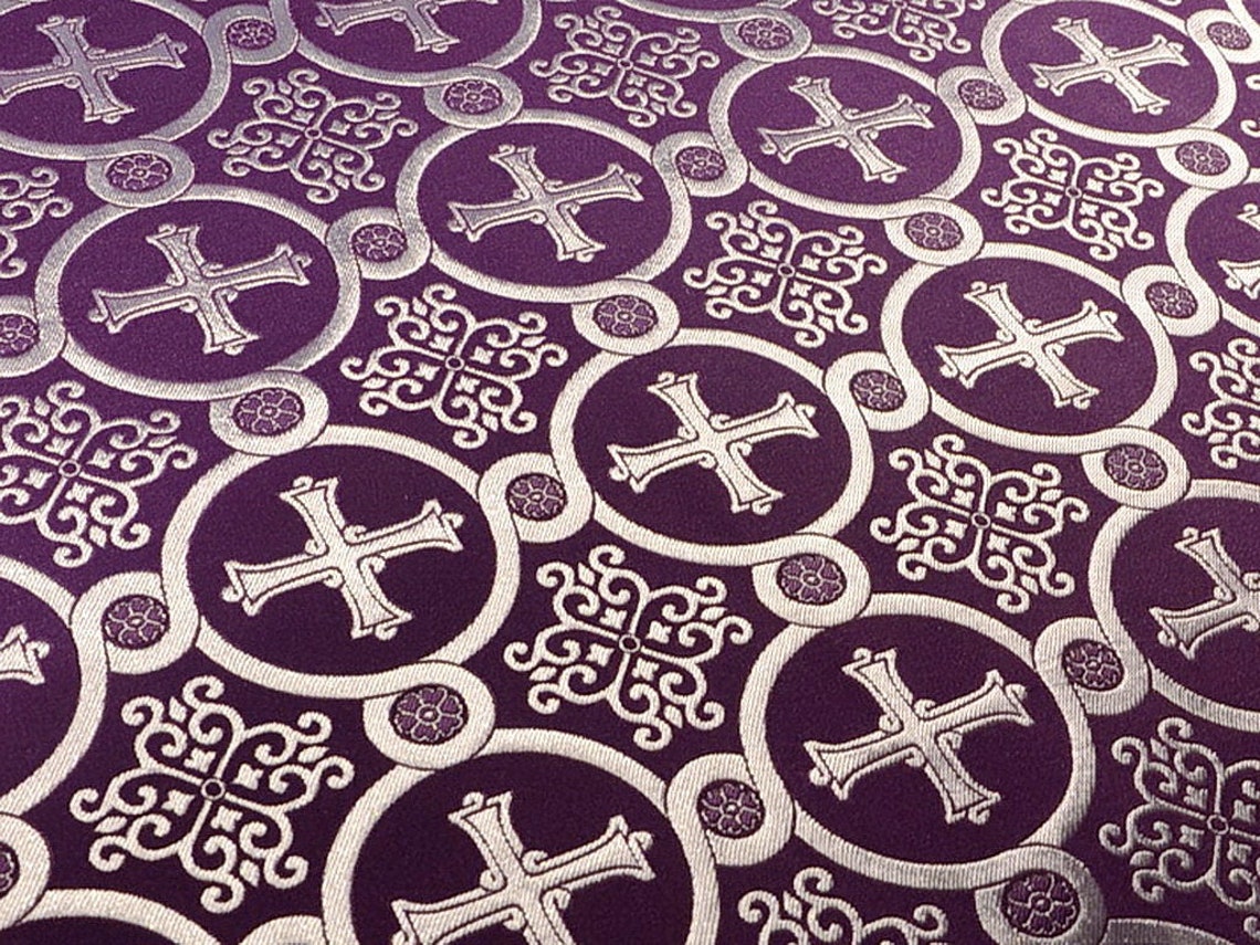 Liturgical Fabric for Clergy Vestments. Church Nonmetallic | Etsy