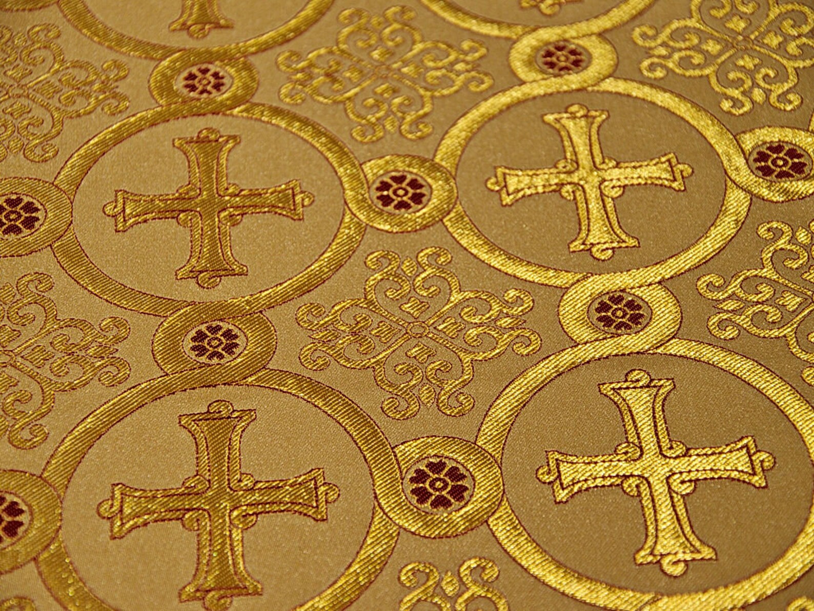 Liturgical Fabric for Clergy Vestments. Church Nonmetallic | Etsy