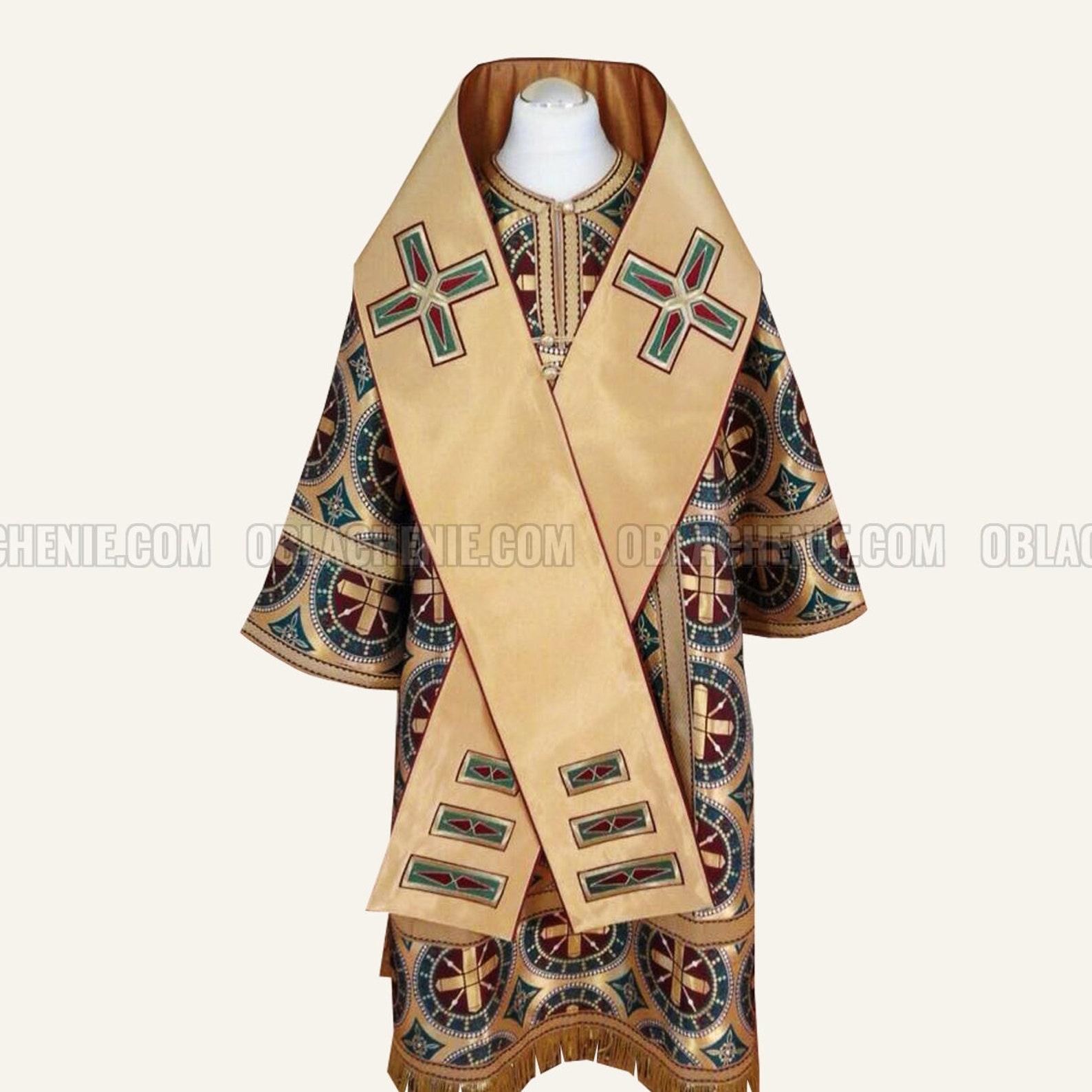 Bishops Vestments. Greek Metallic Brocade. Bishop Set - Etsy