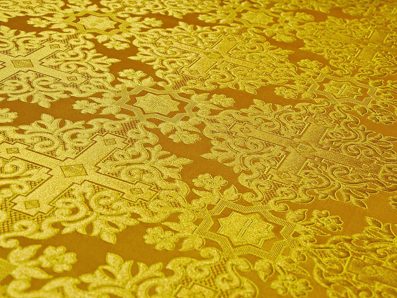 Liturgical Fabric for Clergy Vestments. Church Nonmetallic Brocade ...