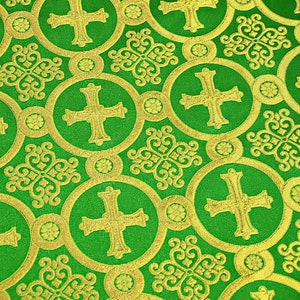 Liturgical Fabric for Clergy Vestments. Church Nonmetallic Brocade ...