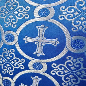 Liturgical Fabric for Clergy Vestments. Church Nonmetallic Brocade ...