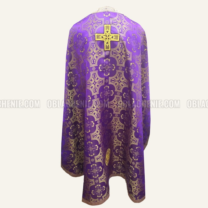 Purple Orthodox Priest Vestments. Nonmetallic Brocade. - Etsy