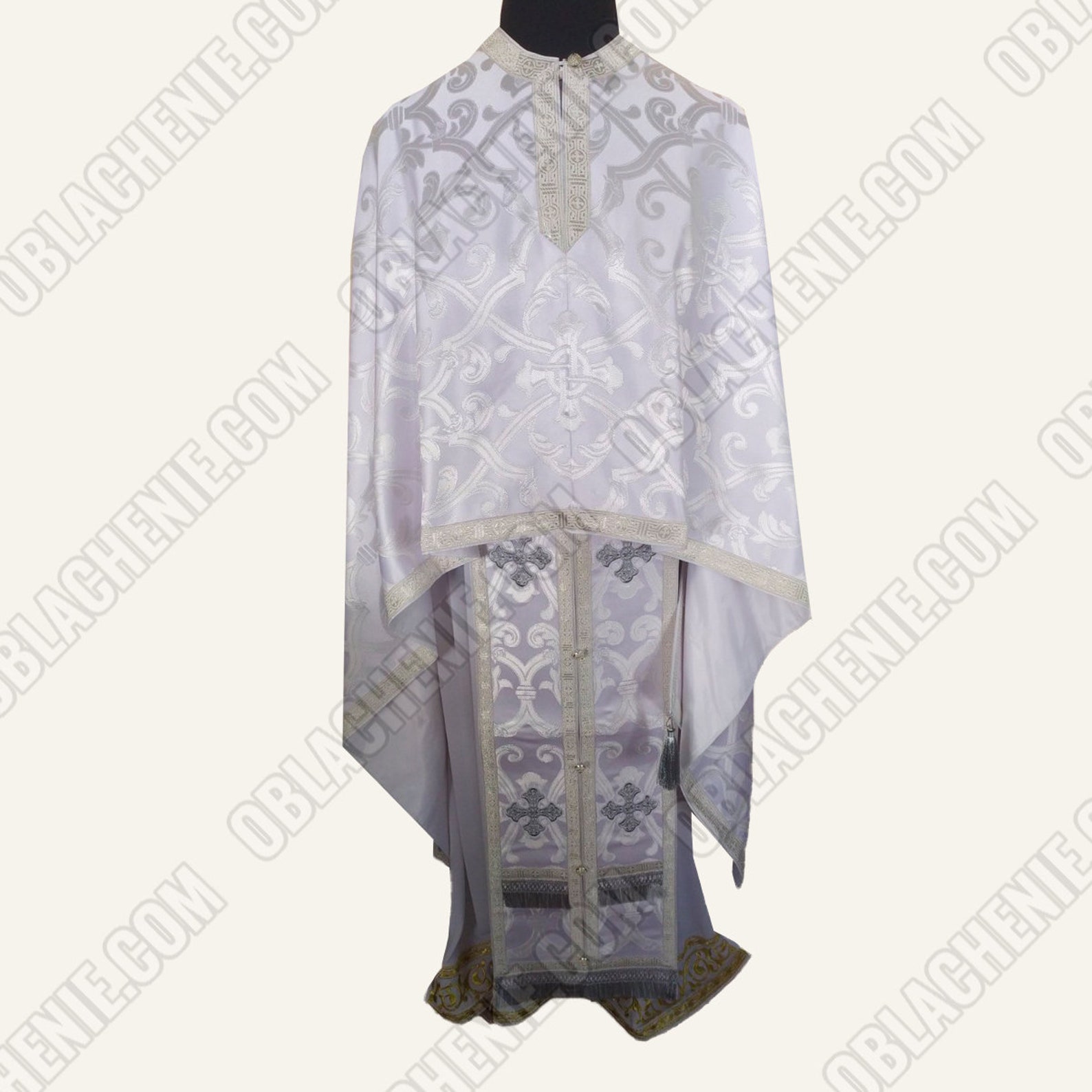 White Orthodox Priest Vestments. Lightweight Liturgical - Etsy