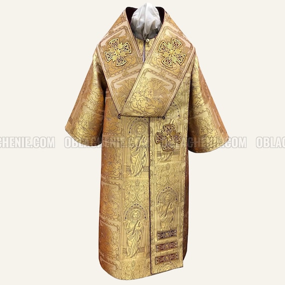 Bishops Vestments. Greek Gold Metallic Brocade. Bishop Set - Etsy