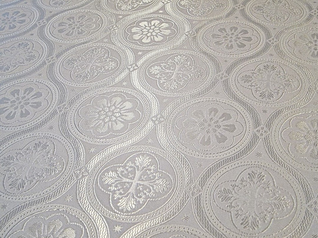 Church Fabric for Clergy Vestments. Nonmetallic Brocade. Clergy Apparel ...