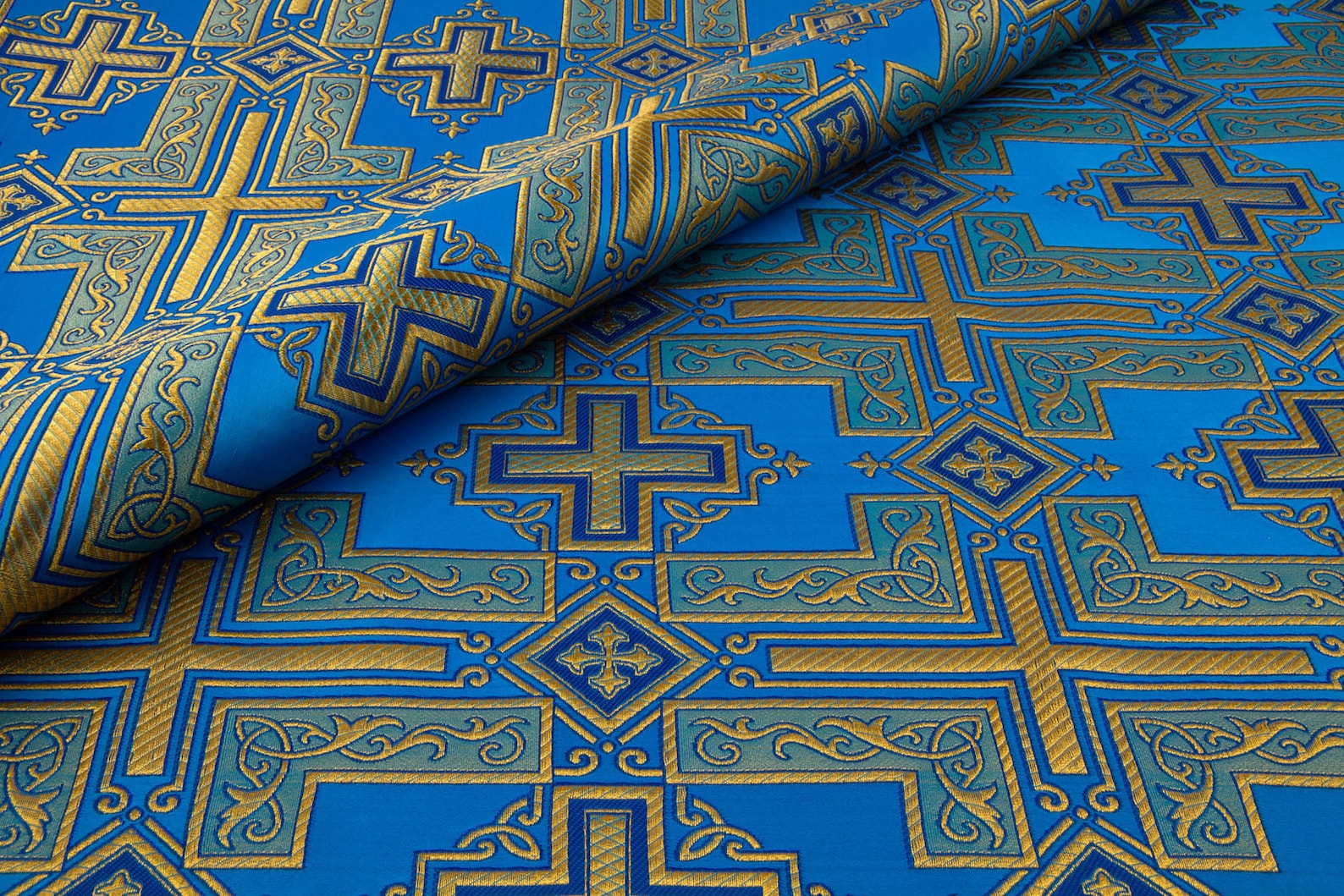 Church Fabric. Nonmetallic and Metallic Brocade. Minimum Order 3 Meters ...