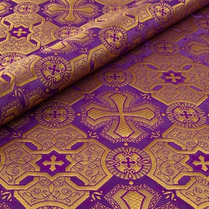 Liturgical Fabric for Sewing Vestments. Various Colors Are Available ...