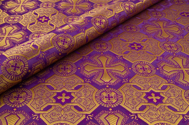 Liturgical Fabric for Sewing Vestments. Various Colors Are Available ...