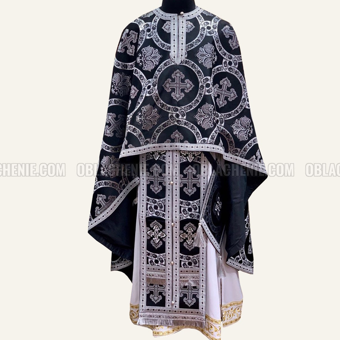 Black Orthodox Clerical Vestment. Priest Set Vestment. Custom - Etsy