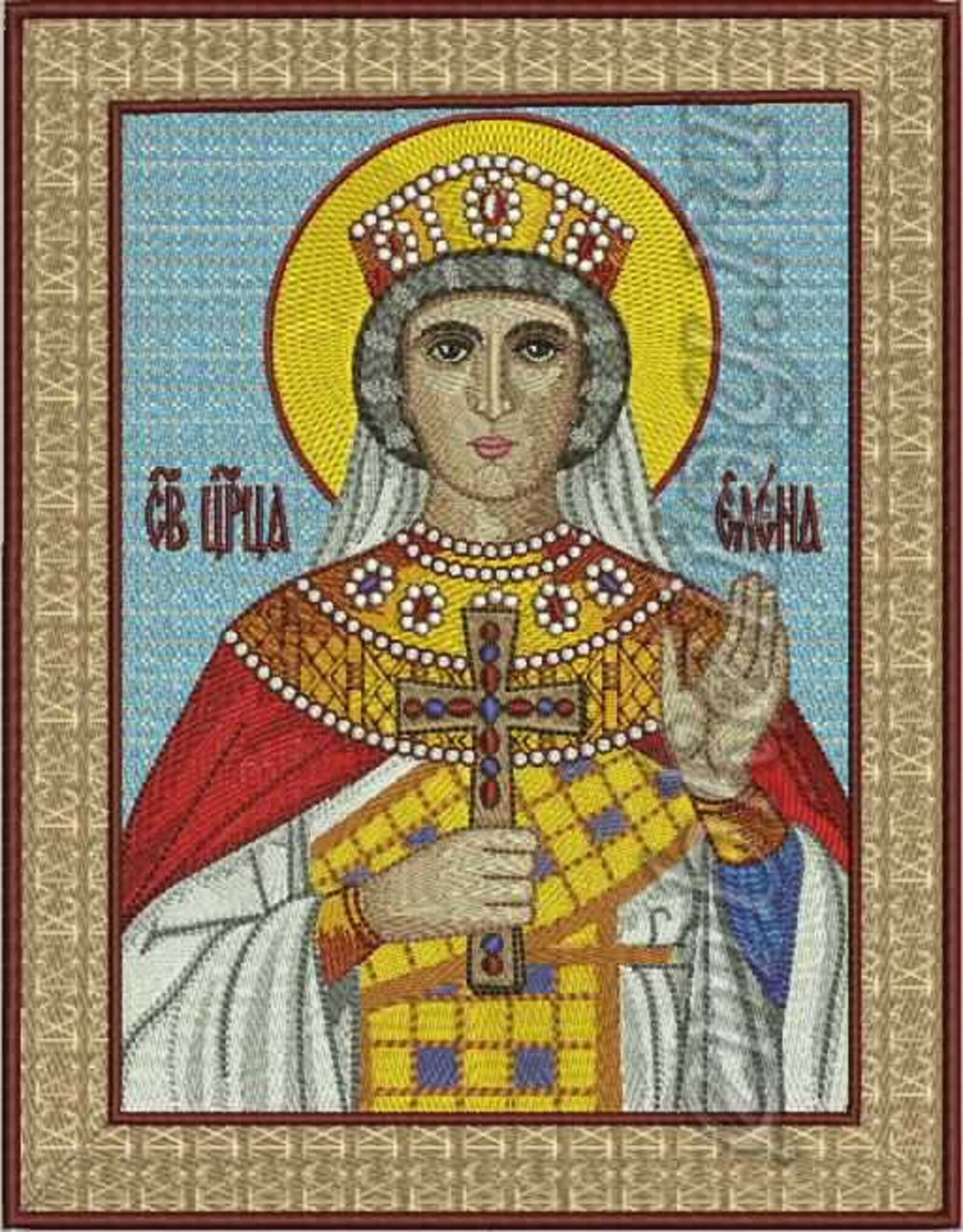 Embroidered Liturgical Icon Many Samples 20/25 Cm | Etsy