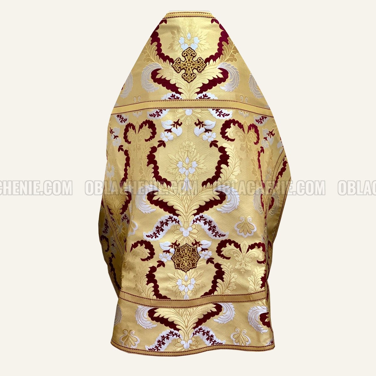 Gold Priest Vestment. Orthodox Priest Vestment. Greek Metallic Brocade ...