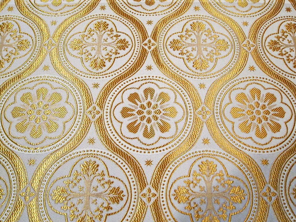 Church Fabric for Clergy Vestments. Nonmetallic Brocade. - Etsy