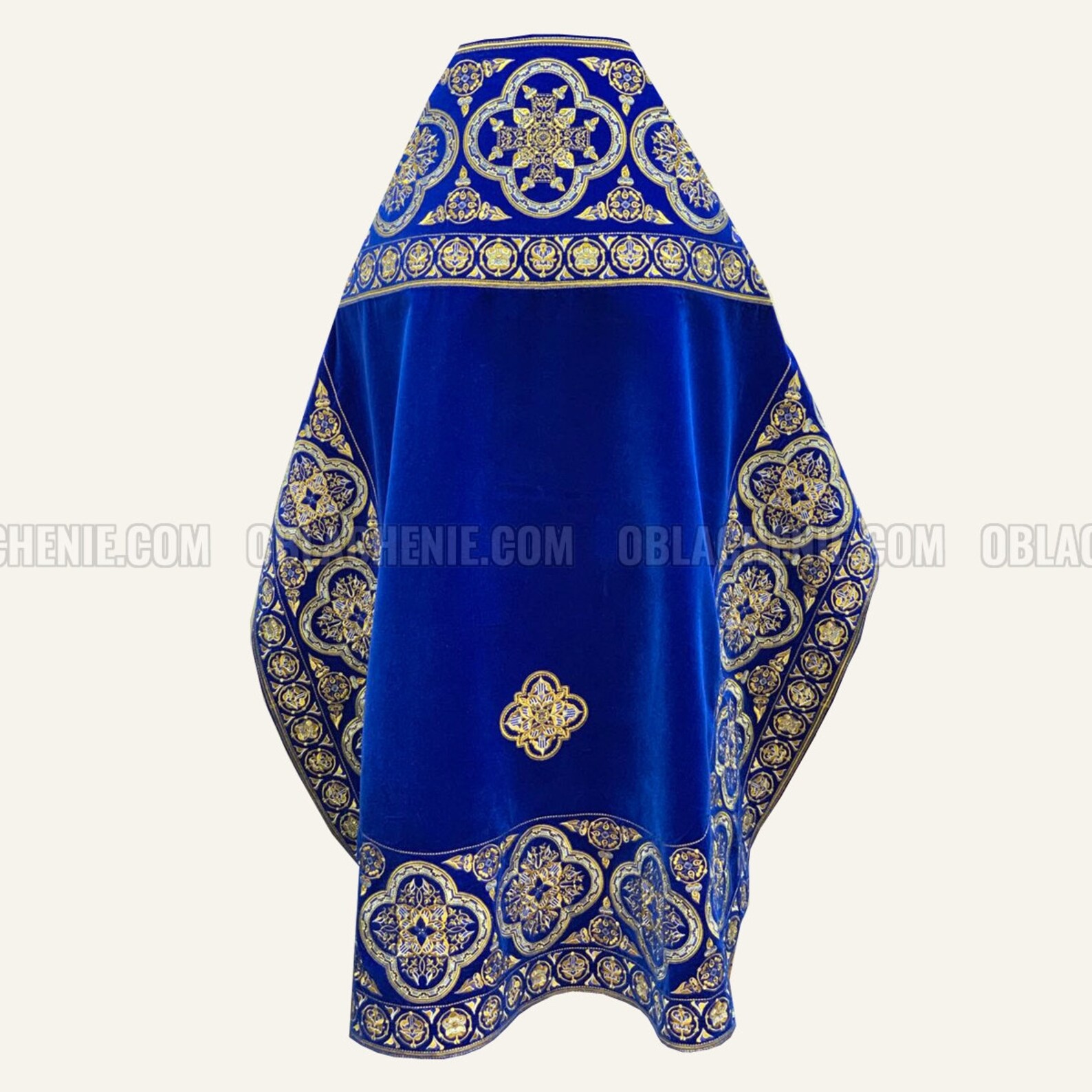 Blue orthodox priest vestment. Greek style clerical vestment. | Etsy