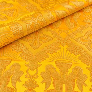 Liturgical Angel Metallic Brocade. Church Nonmetallic Brocade. Minimum ...