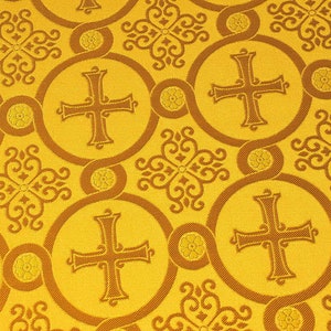 Liturgical Fabric for Clergy Vestments. Church Nonmetallic Brocade ...