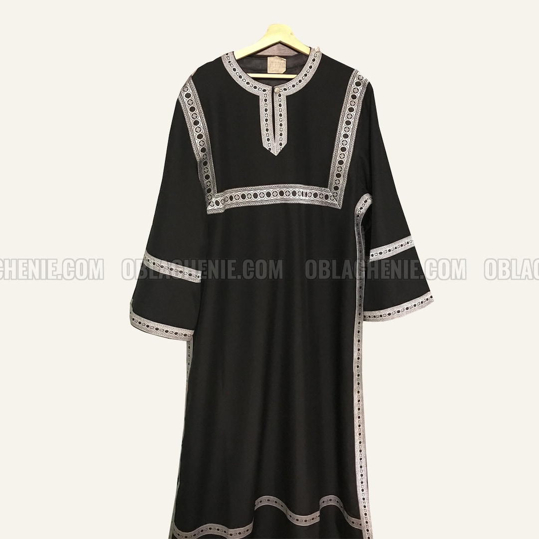 Altar Server Robe. Altar Boy Dalmatic Vestment. Reader Vestment. Black ...