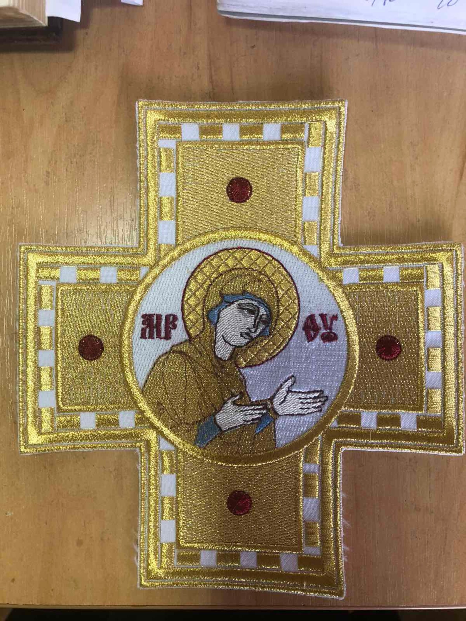 Liturgical Embroidered Vestment Appliques 18 Cm 7.1' - Etsy