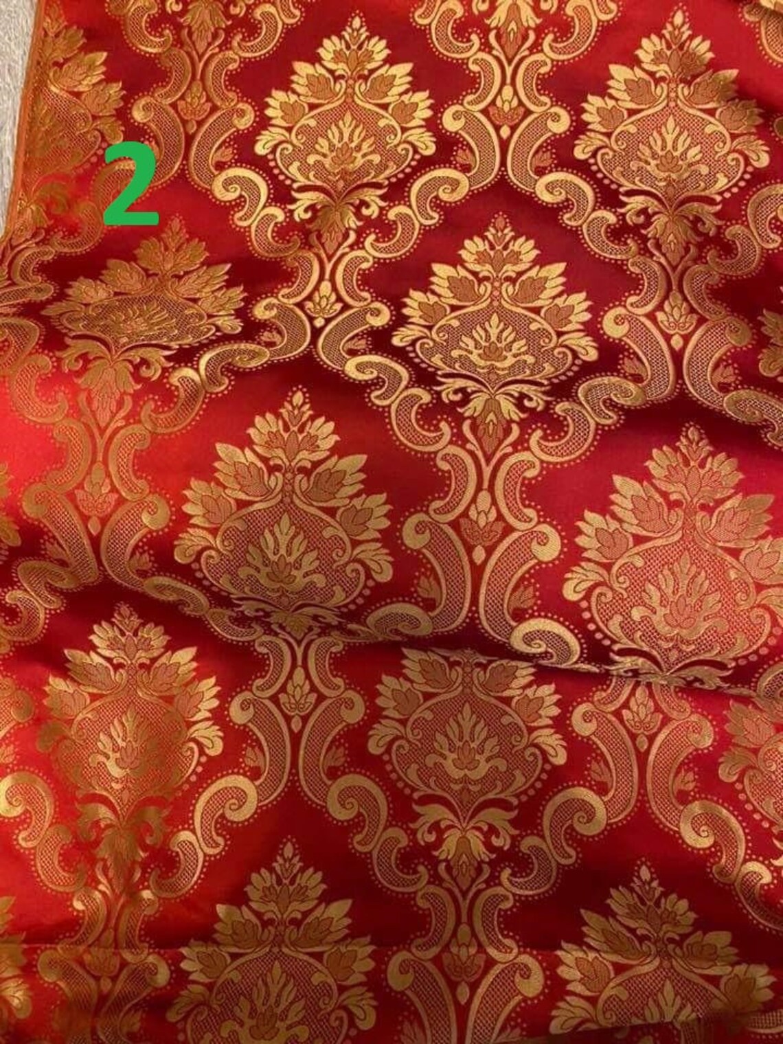 Red Liturgical Brocade. Lighweight Nonmetslliv Brocade. Sold | Etsy