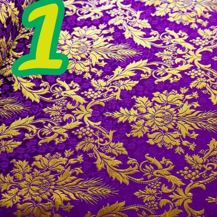 High Quality Nonmetallic Purple Liturgical Brocade. Mane | Etsy
