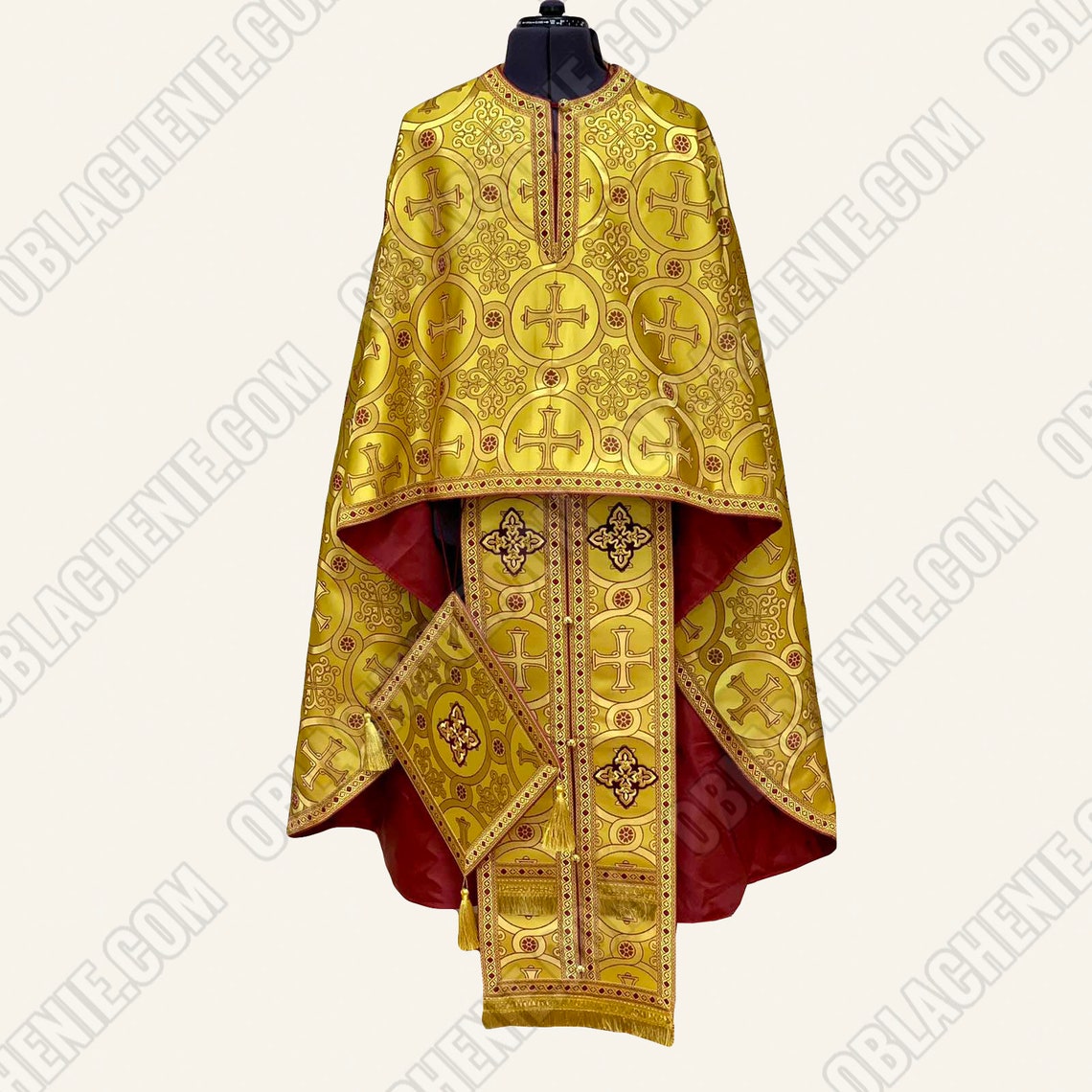 Gold Lightweight Orthodox Priest Vestments. Orthodox Church - Etsy