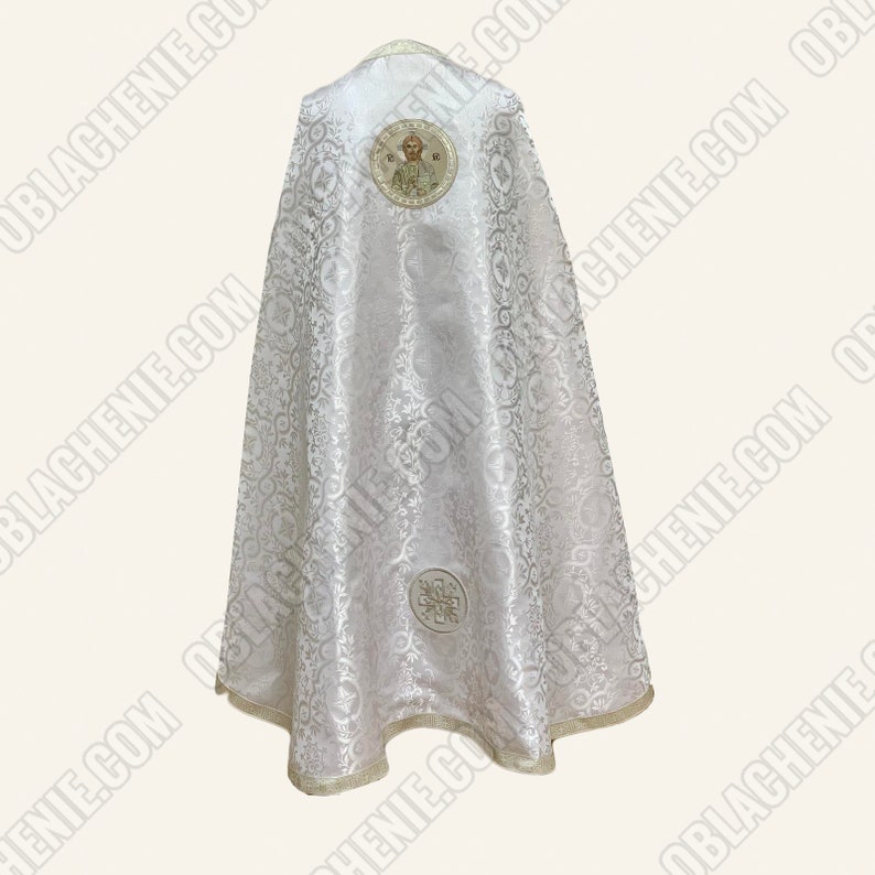 White Orthodox Priest Vestments. Lightweight Liturgical - Etsy
