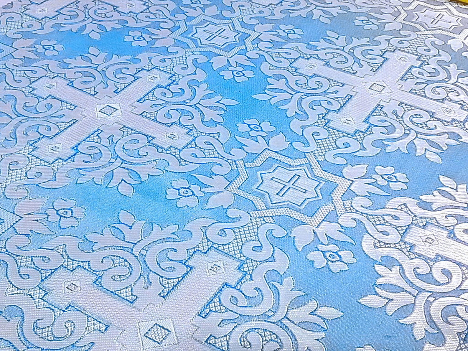 Liturgical Fabric for Clergy Vestments. Church Nonmetallic Brocade ...