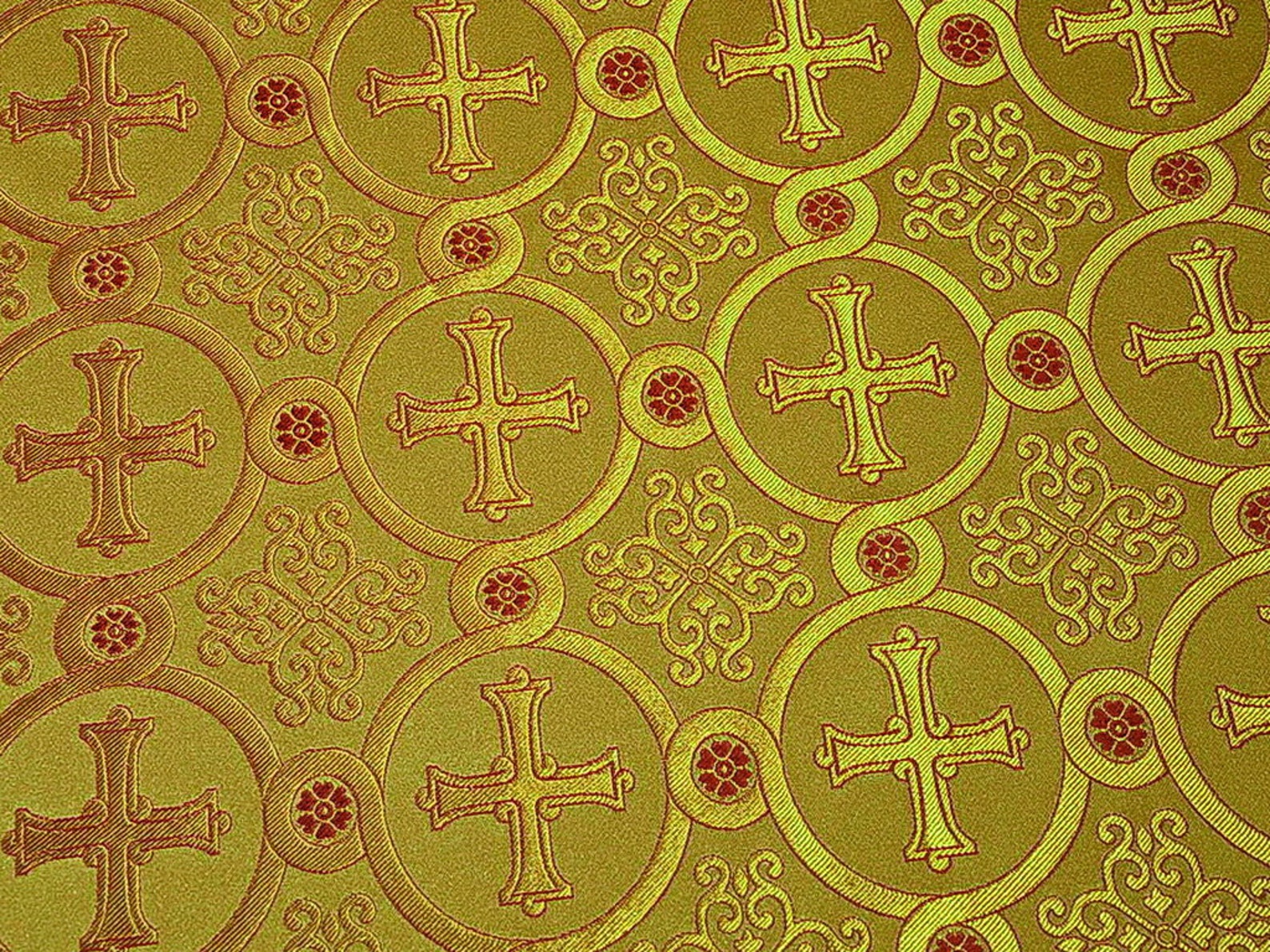 Liturgical Fabric for Clergy Vestments. Church Nonmetallic | Etsy