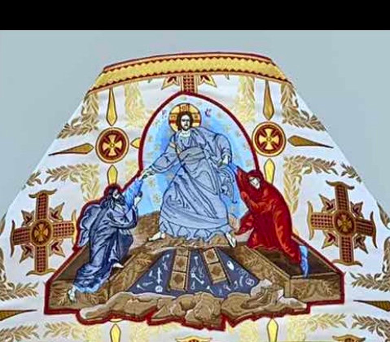 Exclusive Embroidered Liturgical Icon for the Vestment of the - Etsy