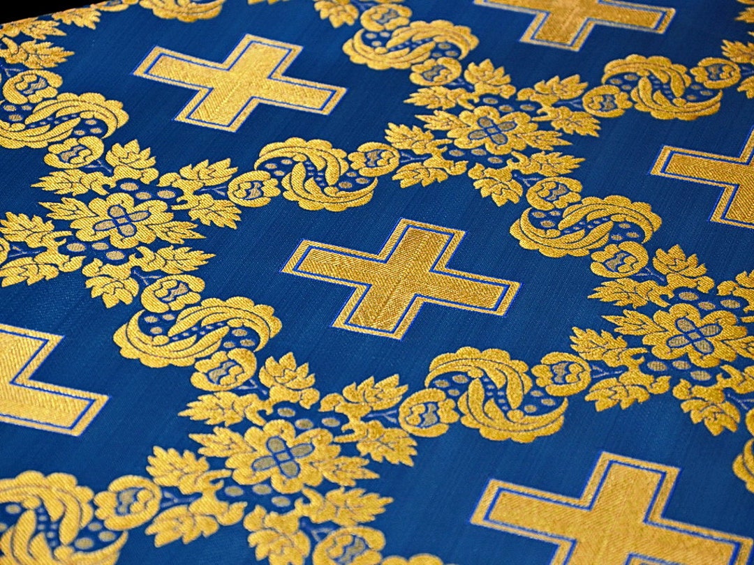 Church Fabric. Nonmetallic Brocade. Any Colors. Vestment Brocade ...
