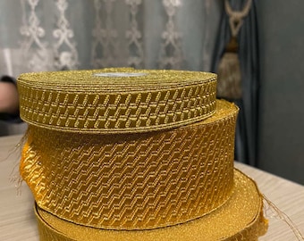 Gold Braid Fringe Trims1.8cm 0.71 Inches Gimp Braid - Etsy
