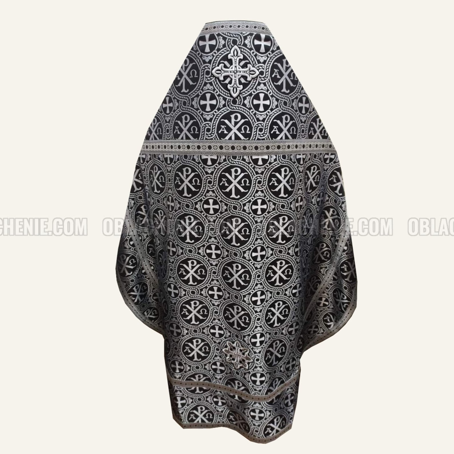 Black orthodox clerical vestment. Priest set vestment. | Etsy