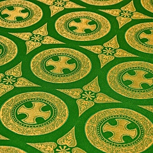 Church Fabric for Clergy Vestments. Nonmetallic Brocade. Clergy Apparel ...