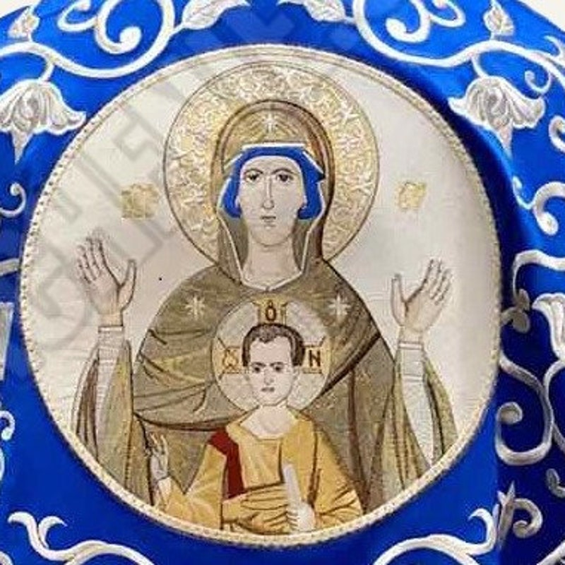 Blessed Virgin Mary Patch - Etsy